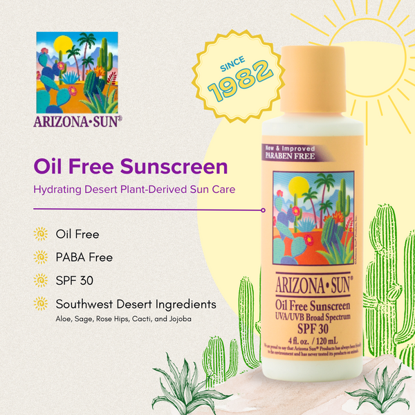 Sun Care - SPF 30 Oil-Free Sunscreen/Sunblock - From Arizona Sun